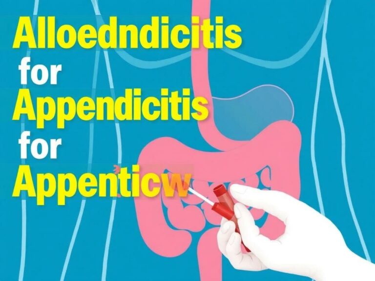 Blood Tests for Appendicitis: Key Indicators and Diagnostic Value