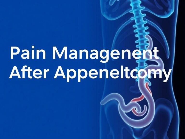 Effective Pain Management Strategies After Appendectomy Recovery
