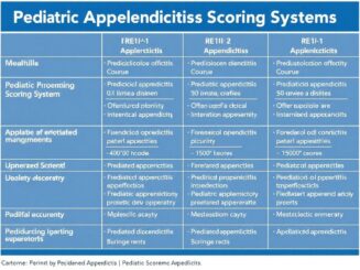 Pediatric Appendicitis Scoring Systems: Diagnosis and Evaluation Guide