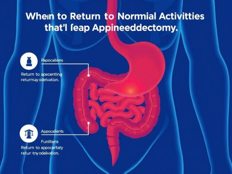 When to Resume Normal Activities After Appendectomy: A Recovery Guide